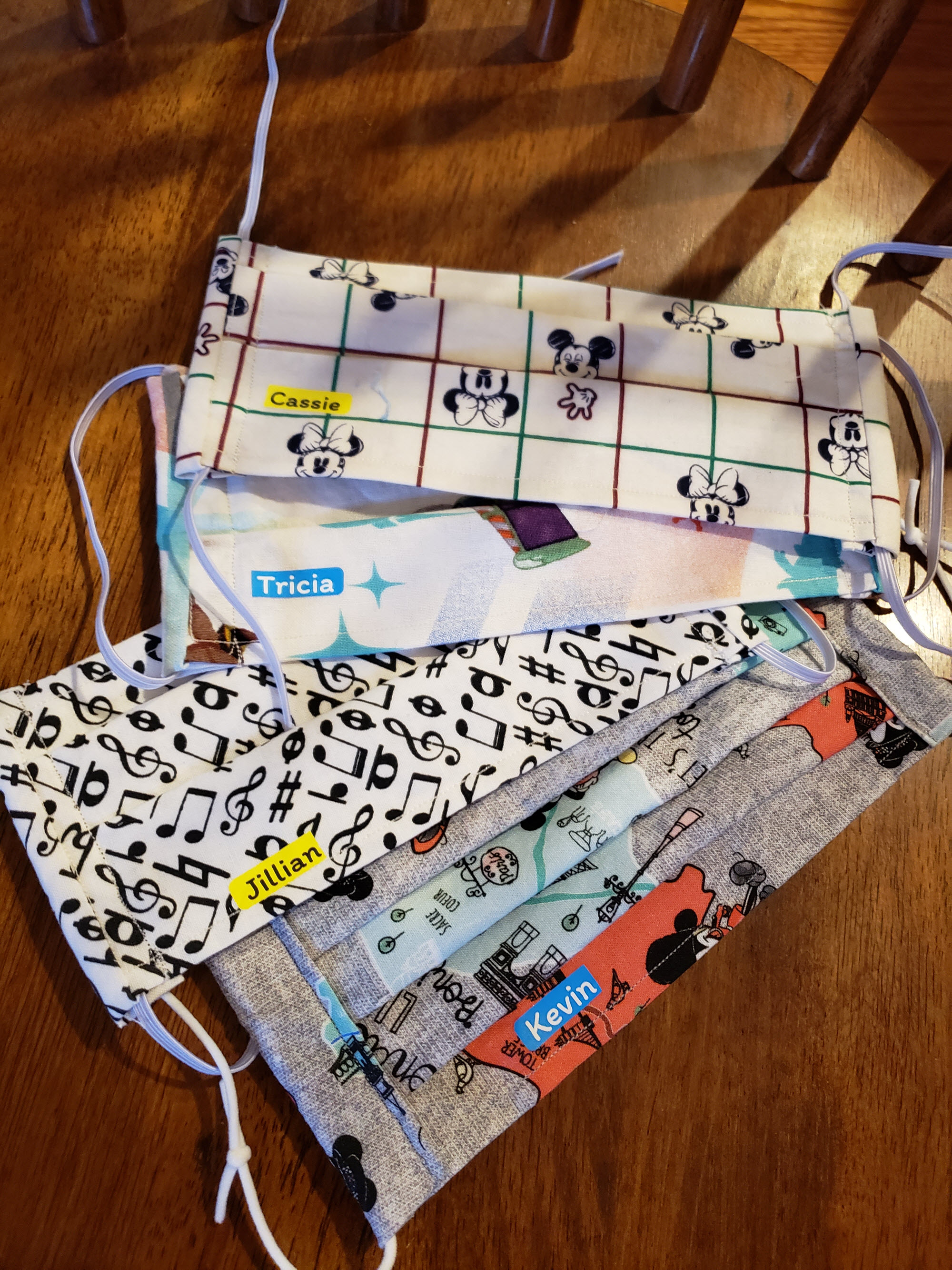 How Do You Put Names on Face Masks?